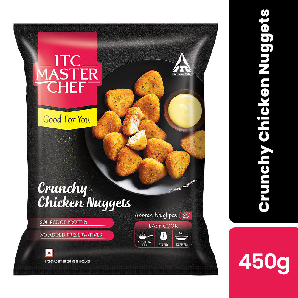 Buy ITC Master Chef Crunchy Chicken Nuggets, 450 g Online at Best ...