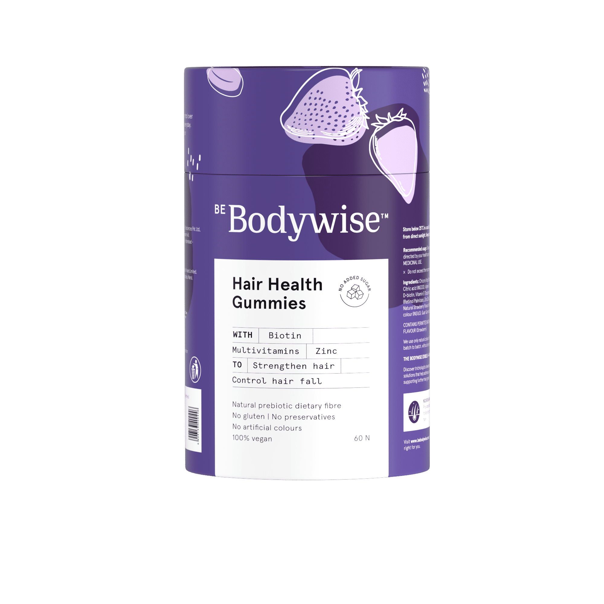 Buy Be Bodywise Biotin Hair Gummies for Stronger, Shinier Hair & Nails ...