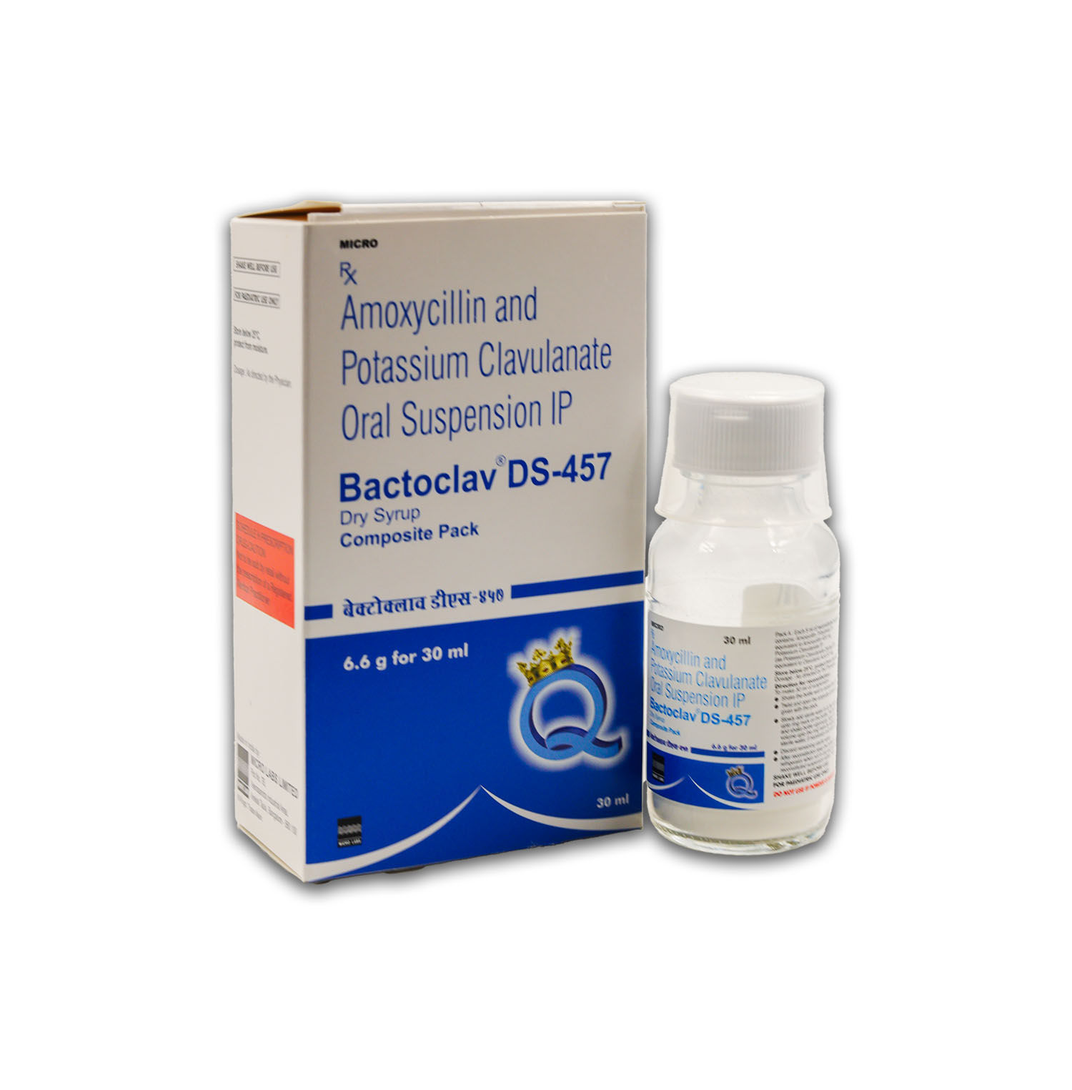 Buy Bactoclav Ds-457Mg Oral Suspension 30 Ml Online at Best Prices ...