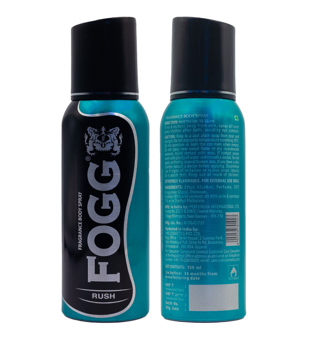 Buy Fogg Rush Body Spray For Men, 150 ml Online at Best Prices ...