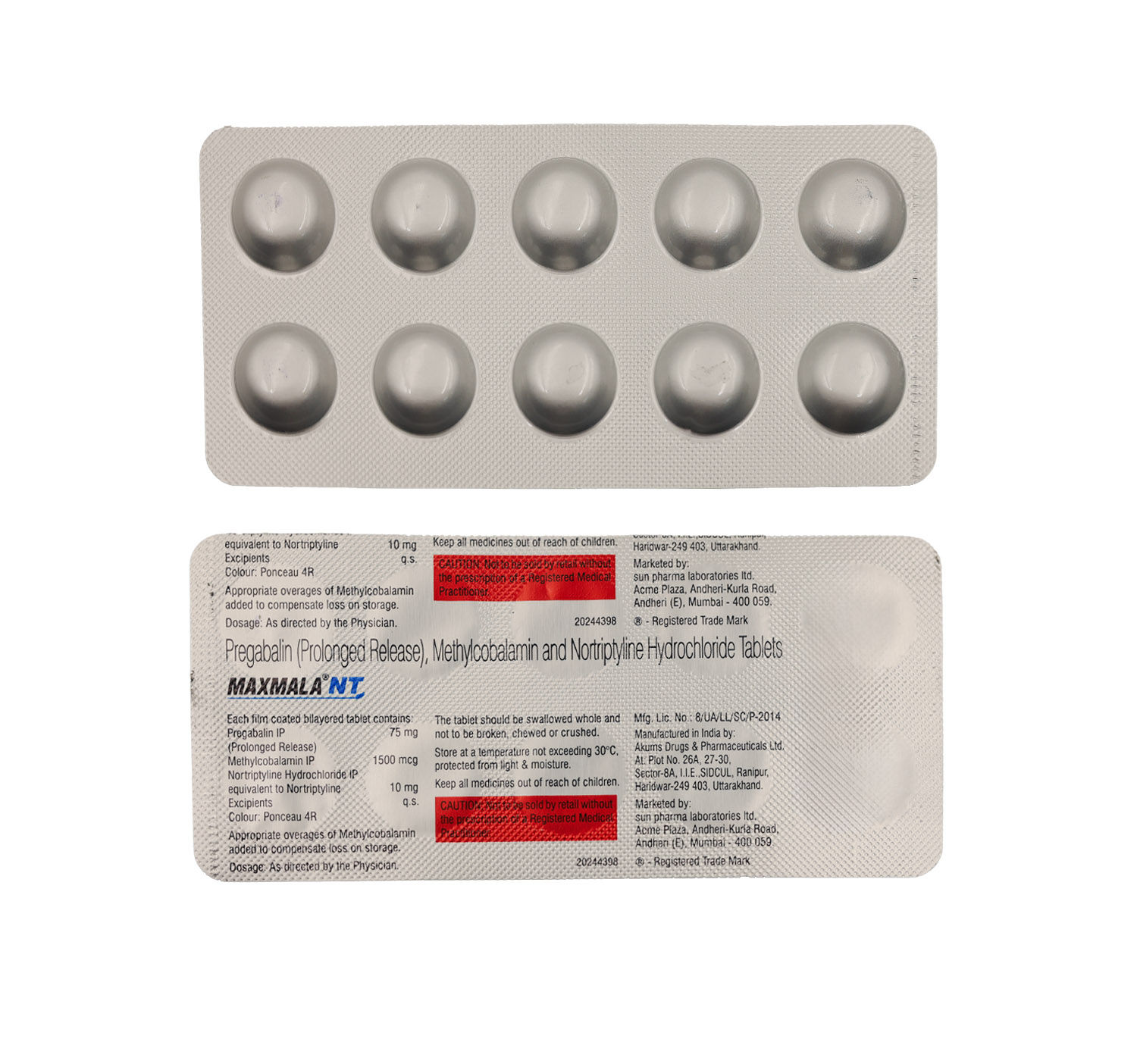 Buy Maxmala NT 10 Tablets Online at Best Prices | Wellness Forever