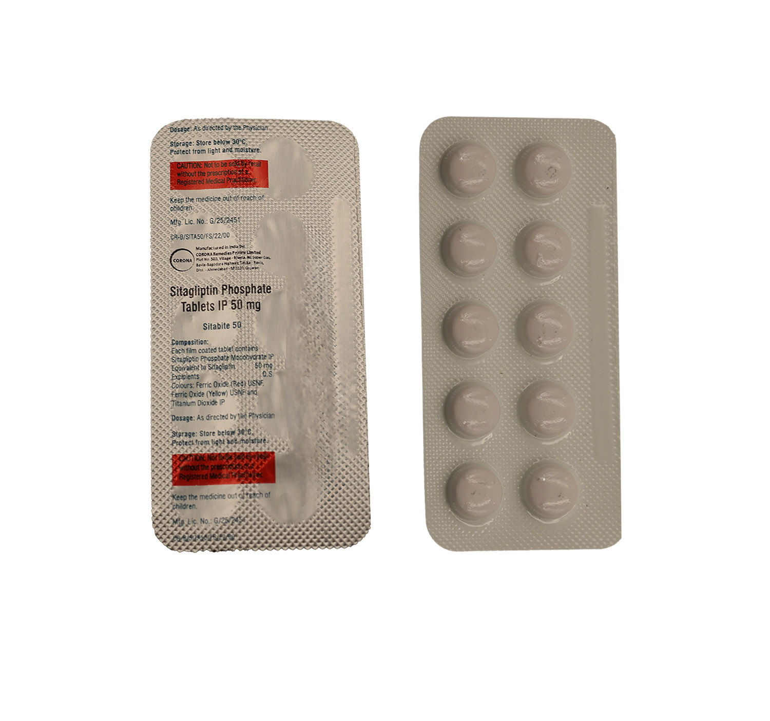 Buy Sitabite 50Mg 10 Tablets Online at Best Prices | Wellness Forever