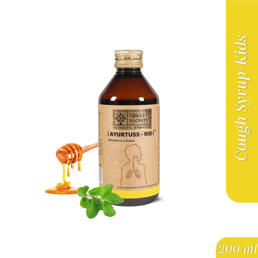 Buy Forest Secrets Ayurtuss Kids Ayurvedic Cough Syrup, 200 ml Online ...