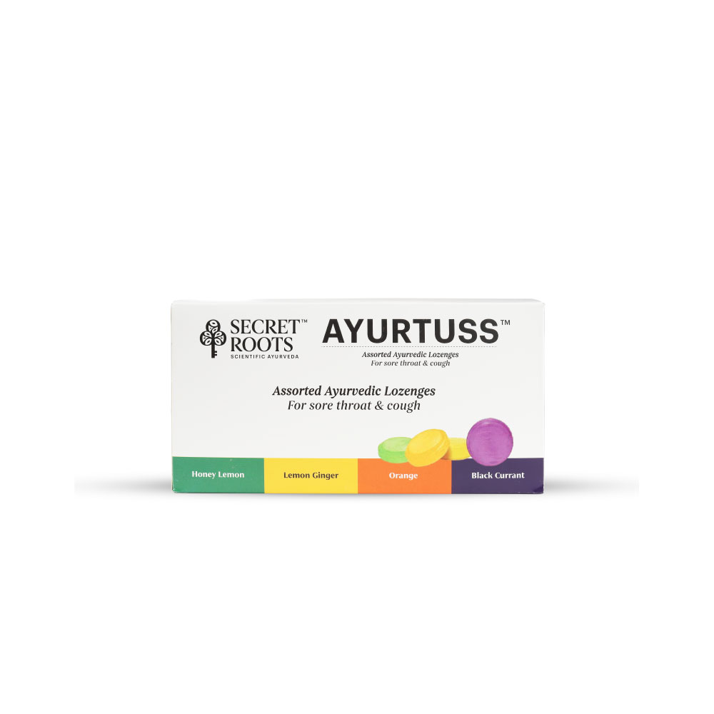 Buy Forest Secrets Ayurtuss Ayurvedic Assorted Lozenges, 8 Tablets ...