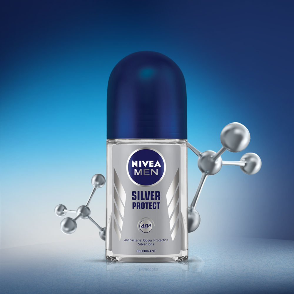 Buy Nivea Silver Protect Male Rollon 50 Ml Online at Best Prices ...