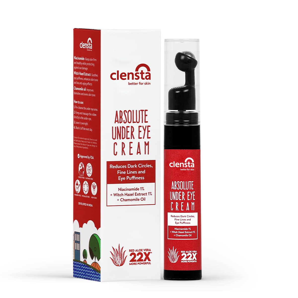 Buy Clensta Absolute Under Eye Cream, 15 g Online at Best Prices ...