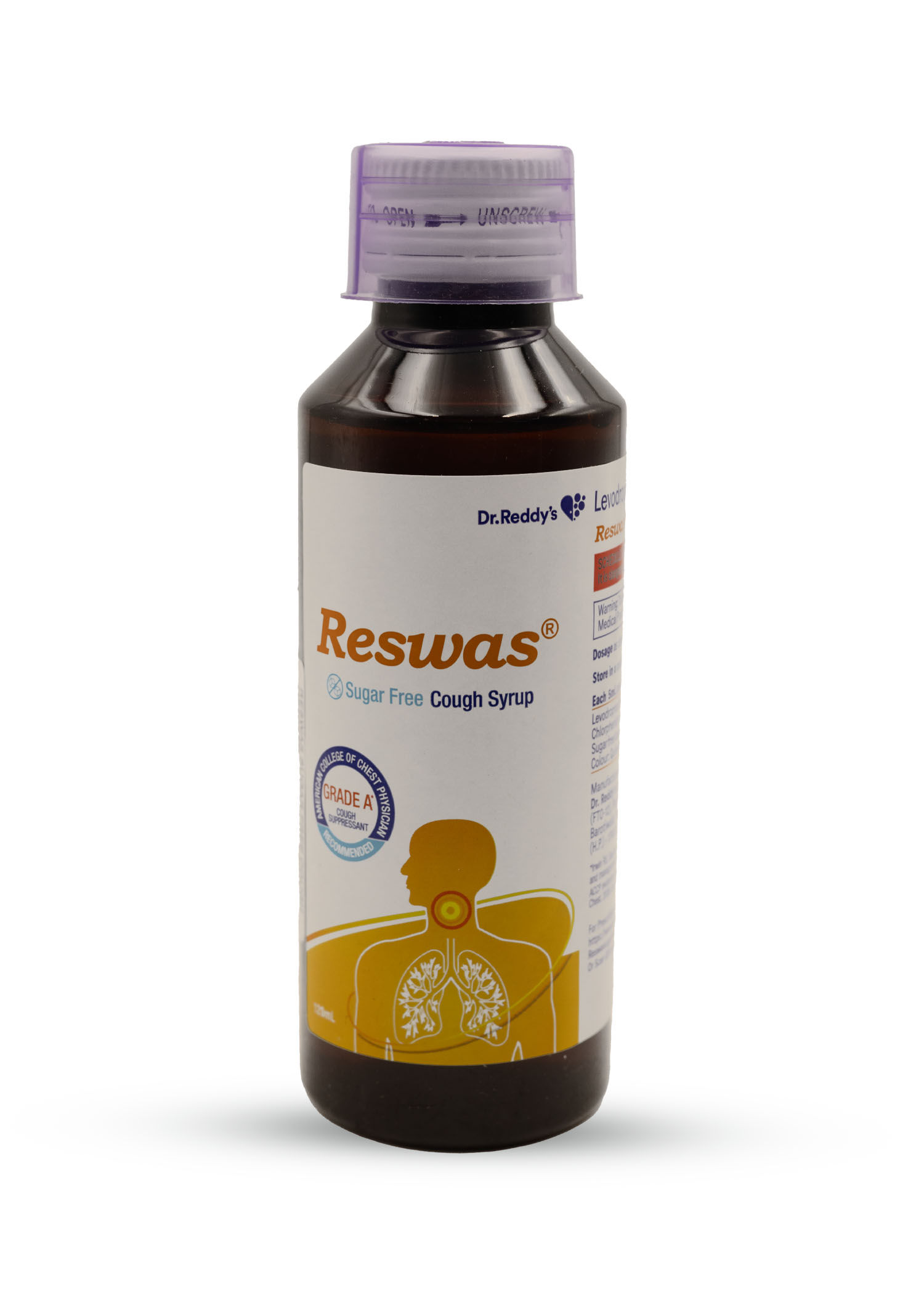 Buy Reswas Sugar Free Cough Syrup 120Ml Online at Best Prices ...