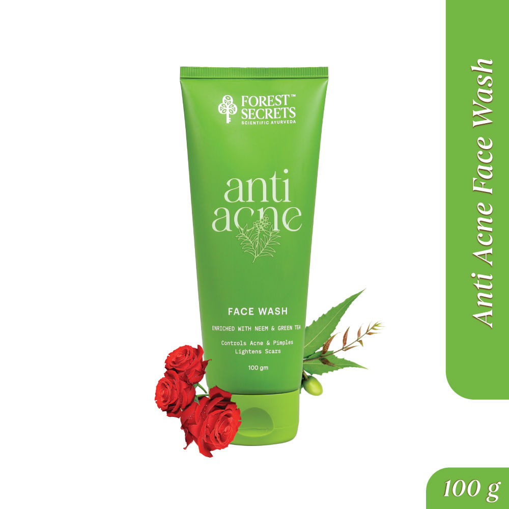 Buy Forest Secrets Ayurvedic Anti-Acne Face Wash, 100 g Online at Best ...