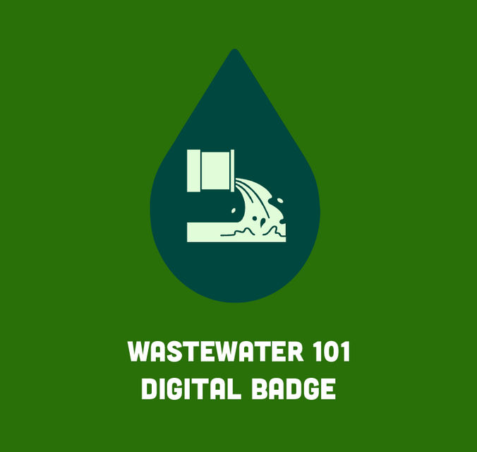Wastewater 101 Digital Badge - 3 waters sector Featured Products ...