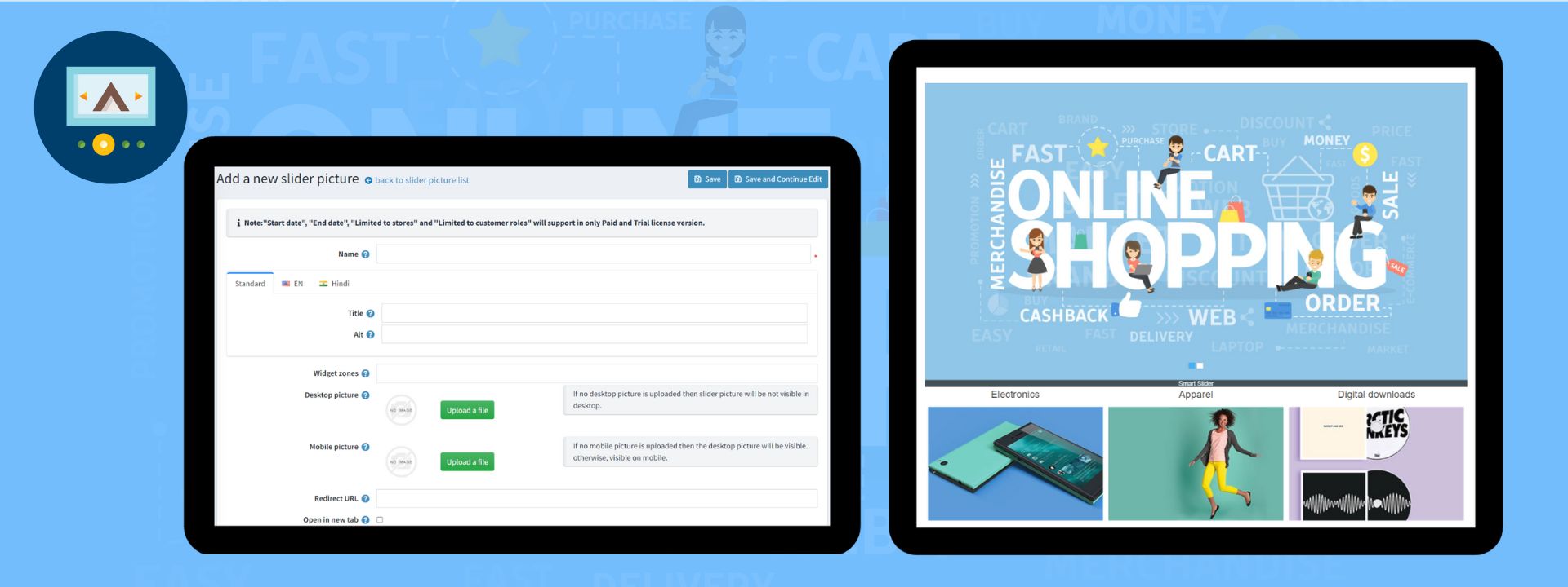 NopAdvance Store NopCommerce Smart Slider Plugin