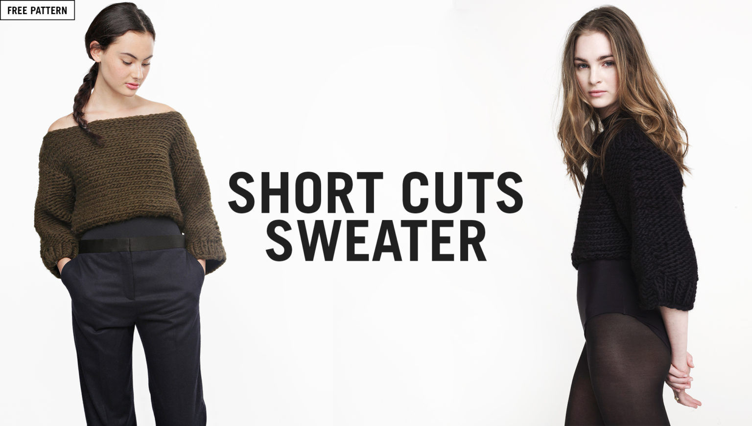Short Cuts Sweater Free Knitting Pattern - Wool and the Gang Blog