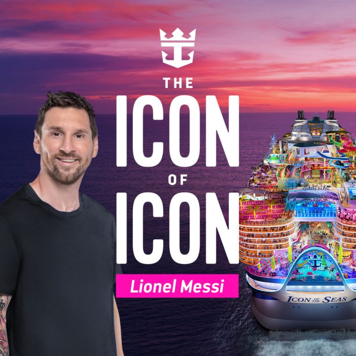 Lionel Messi - un simbol iconic pentru un vas Icon - RCCL