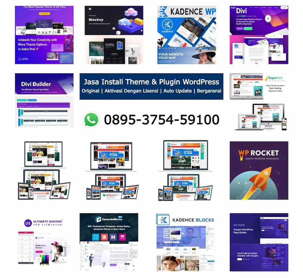 Jasa Install Theme & Plugin Premium WordPress - WPNesia