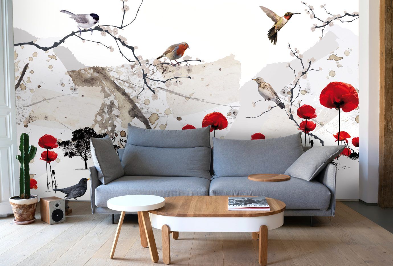 Vogel behang - Stories on the Wall