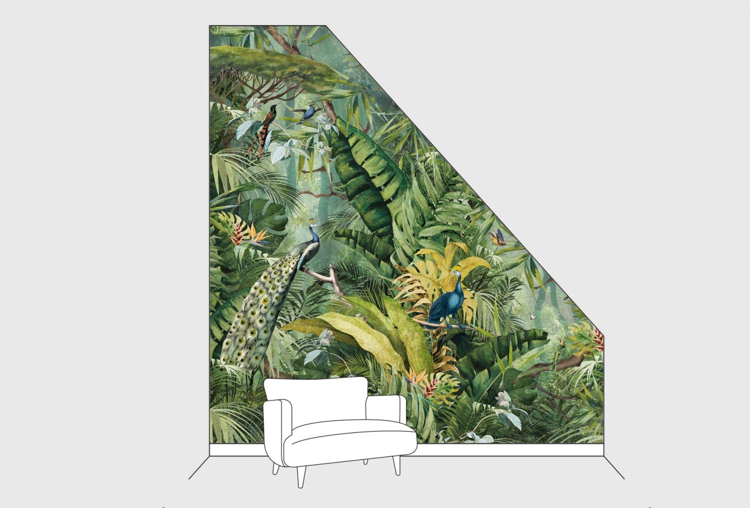 Tropisch behang Mambo Kyra - Stories on the Wall