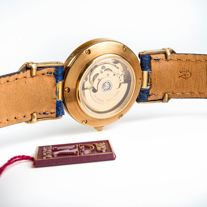 Orologio anni '90 Marcel Canè in oro 18 Kt e diamanti