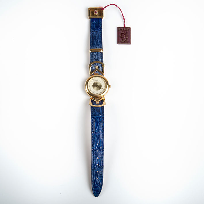 Orologio anni '90 Marcel Canè in oro 18 Kt e diamanti