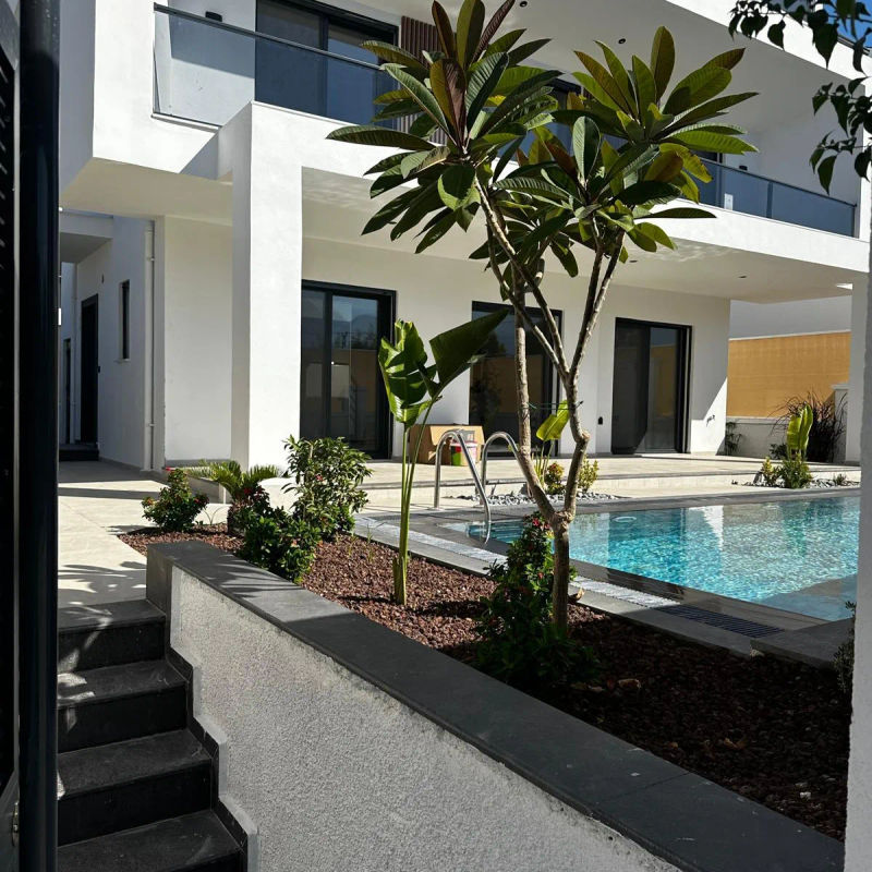 Modern Detached Triplex Villa with Private Pool & Garden in Babataşı ...