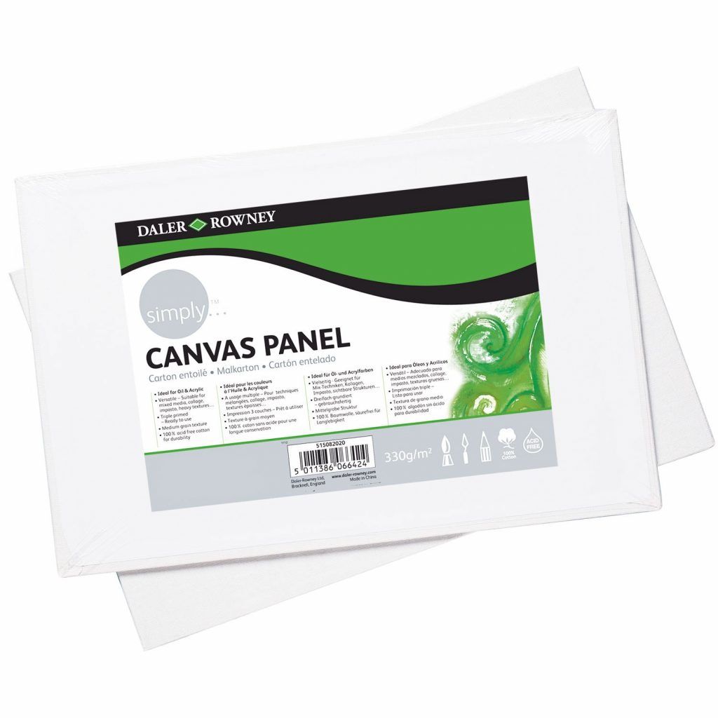 Daler Rowney Simply Canvas Panels - Diabco Stationery