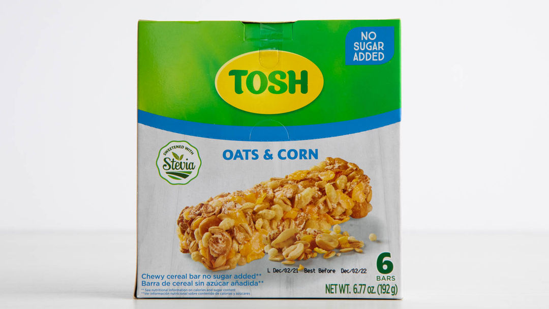 Tosh, Barra masticable de avena y maiz | Entrega a tu puerta