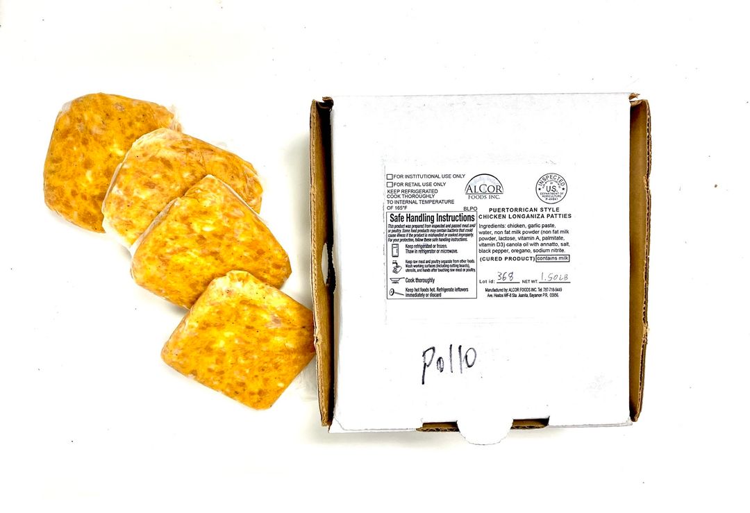 Slider longaniza de pollo, Alcor Foods | Entrega a tu puerta