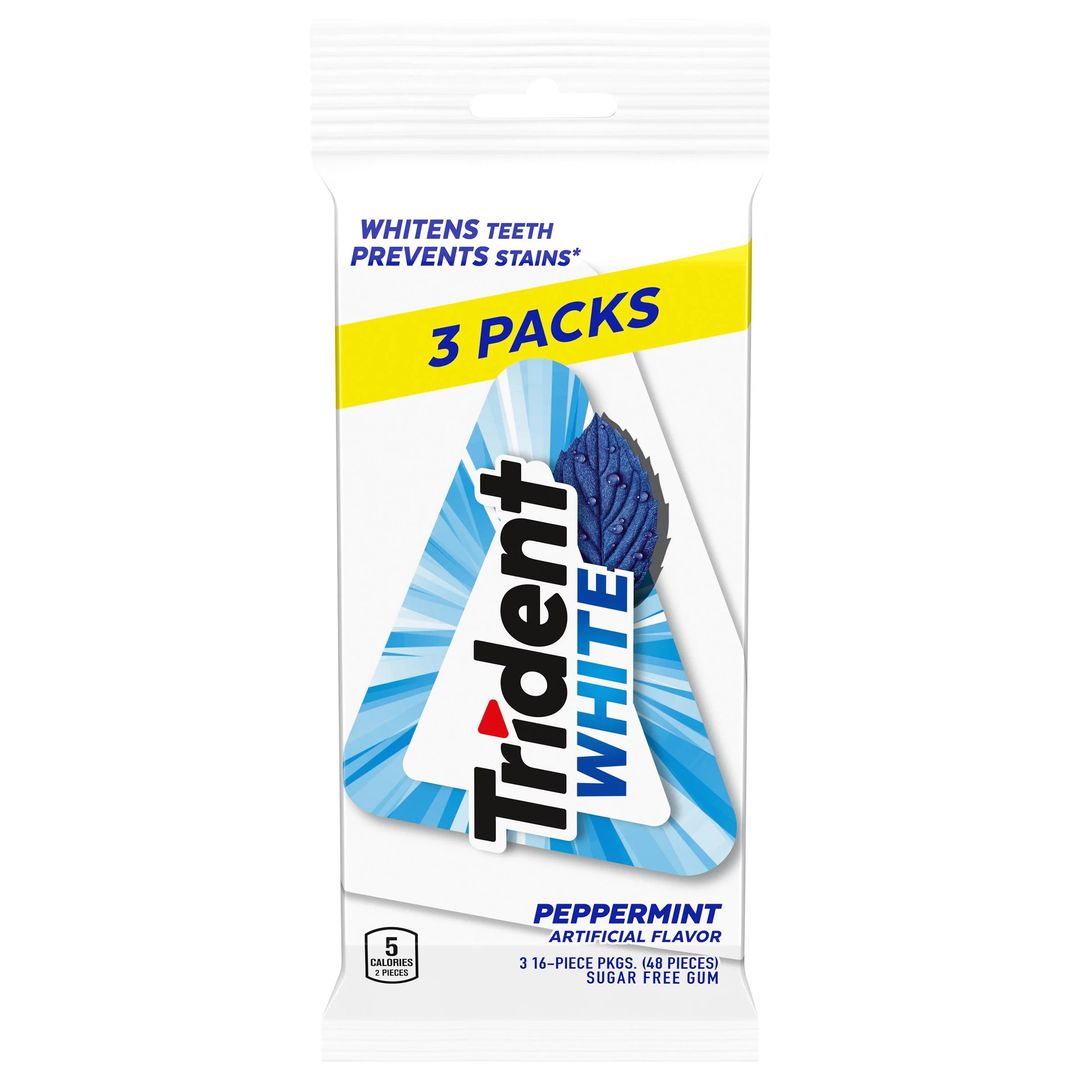 Trident White Peppermint (3 pack) | Delivered to your door