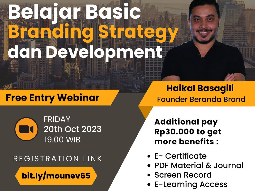 Belajar Basic Branding Strategy & Development - Mounev Academy
