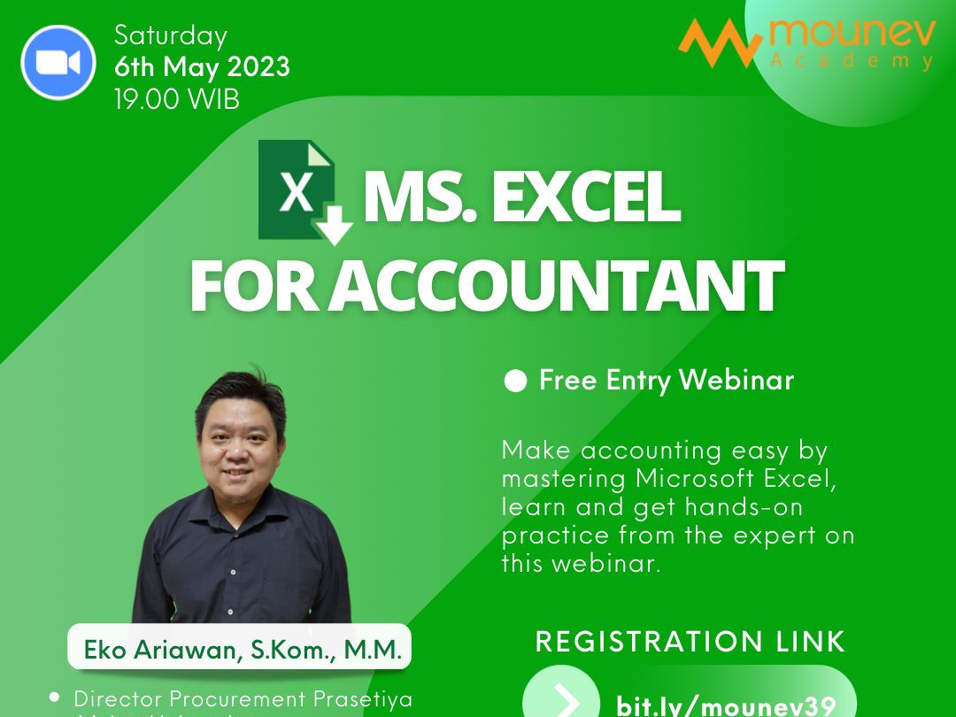 Webinar Microsoft Excel For Accountant - Mounev Academy Webinar Microsoft Excel For Accountant - Mounev Academy