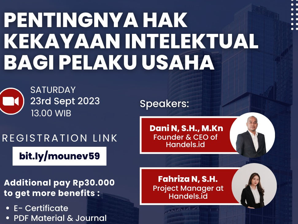 Pentingnya Hak Kekayaan Intelektual Bagi Pelaku Usaha - Mounev Academy Pentingnya Hak Kekayaan Intelektual Bagi Pelaku Usaha - Mounev Academy