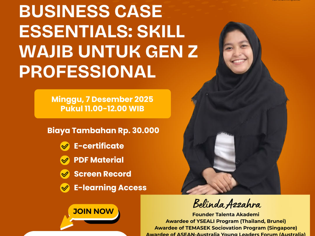 Business Case Essentials: Skill Wajib untuk Gen Z Profession - Bellinda ...