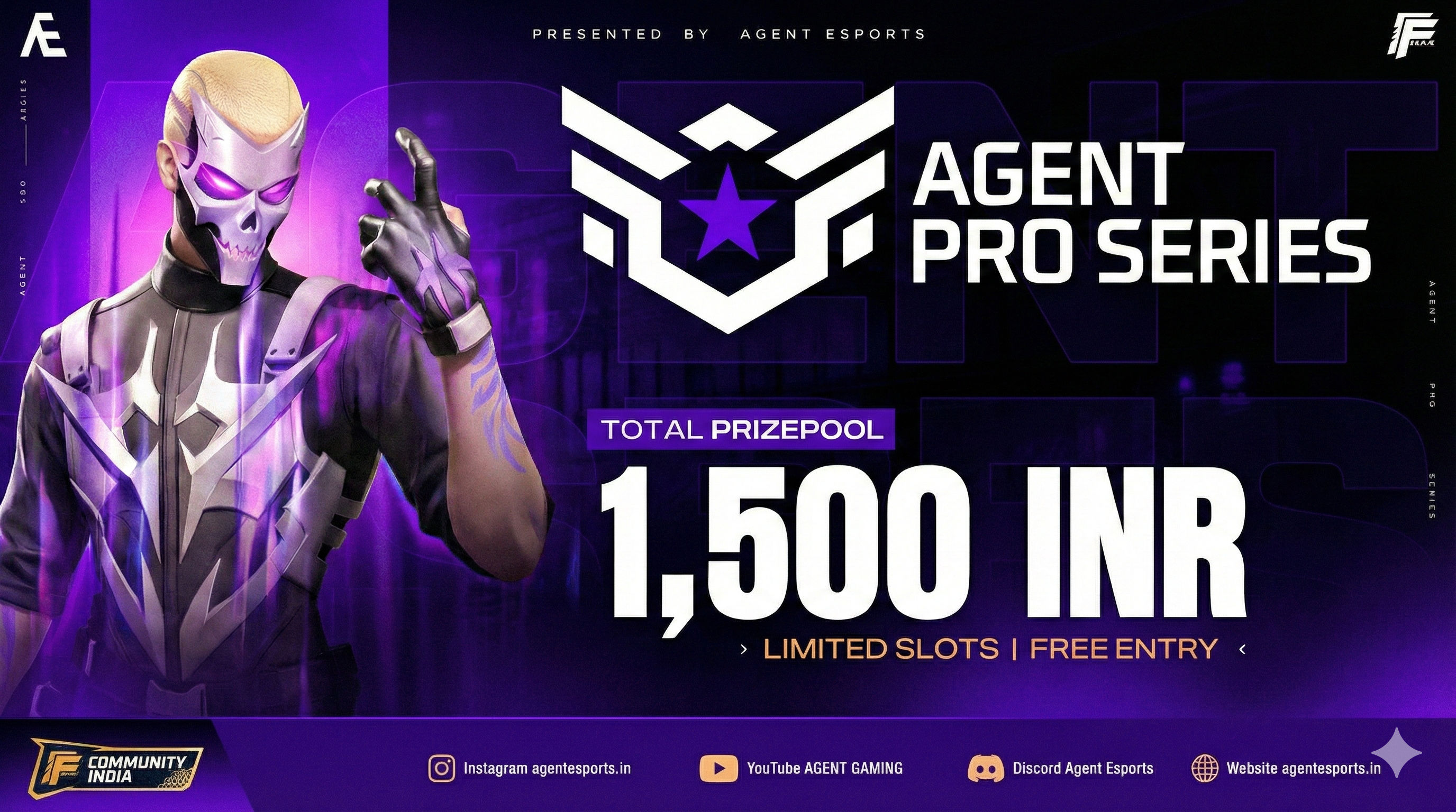 Agent Esports | Gaming Tournaments, Products & Community for Indian Gamers