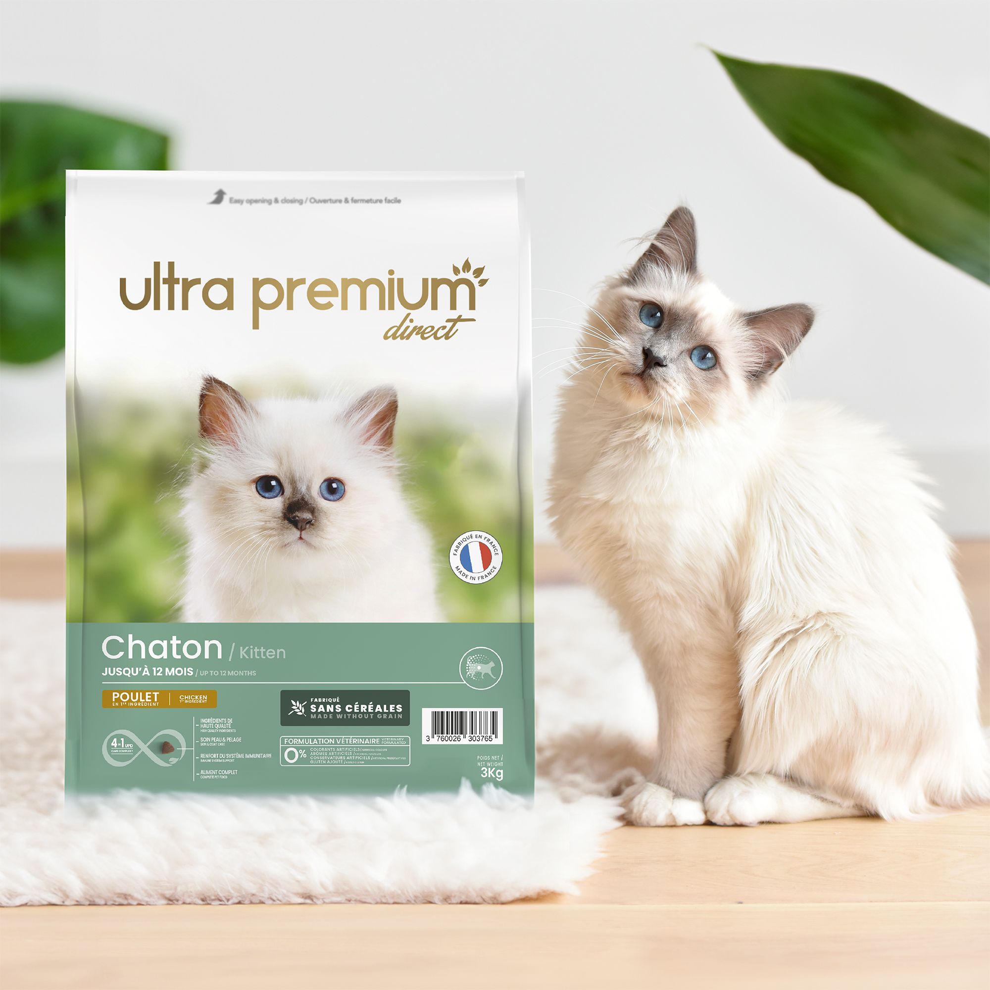 Meilleures croquettes chaton | Livraison 24/48h - Ultra Premium Direct