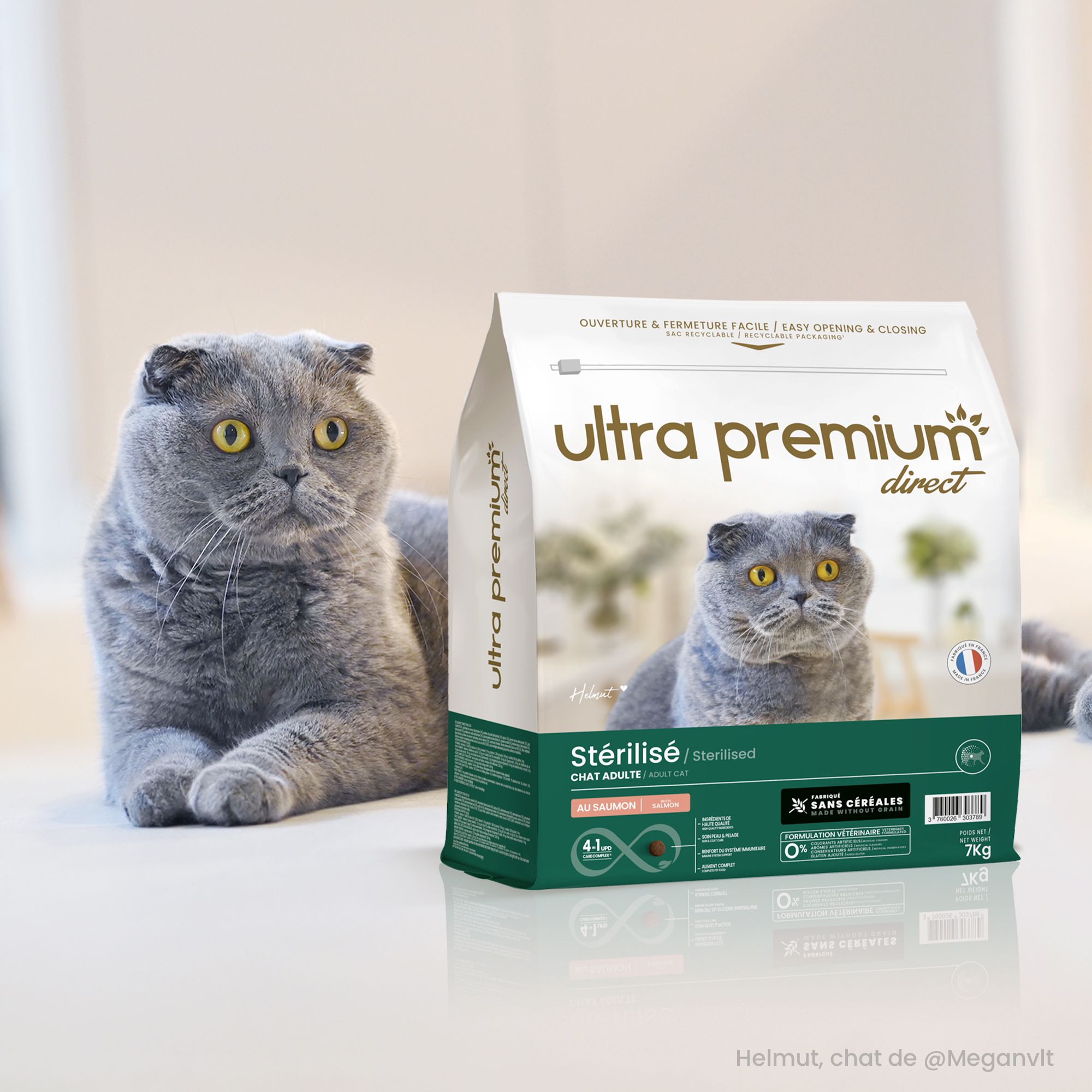 Croquettes chat adulte - Ultra Premium Direct