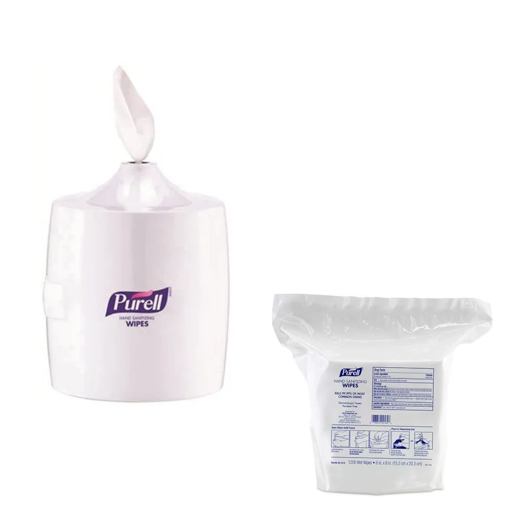 Buy Purell Hand Sanitizing Wall Mounted Wipes Dispenser Combo, 1 x ...