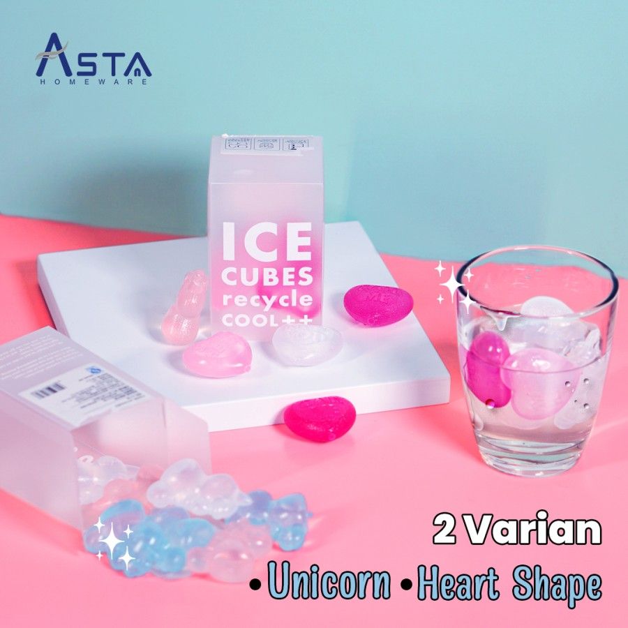 Asta Es Batu Plastik Reusable Ice Cube Motif Lucu Food Grade - Asta ...