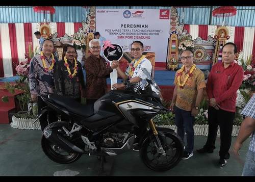 Perkuat Komitmen di Dunia Vokasi, AHM Resmikan Pos AHASS TEFA di Bali