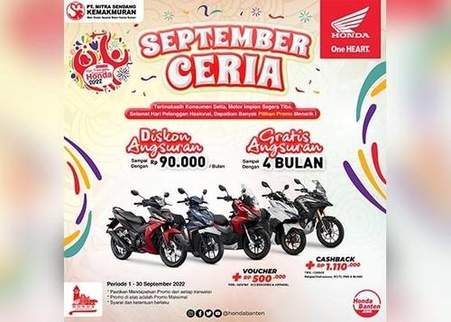 SEPTEMBER CERIA BERSAMA HONDA