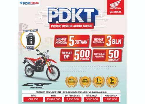 Sales Promo Honda CRF- PDKT(Promo Diskon Akhir Tahun)