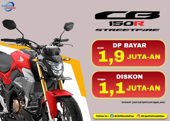 Program Sales Honda CB150R Streetfire April 2023