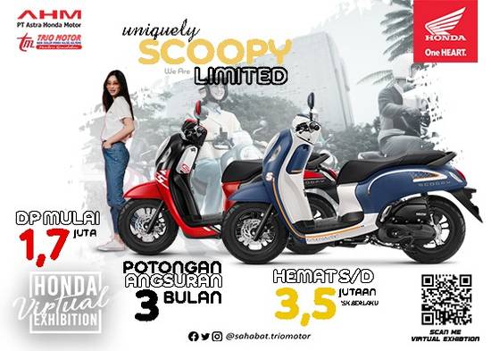 Scoopy Limited Potong Angsuran