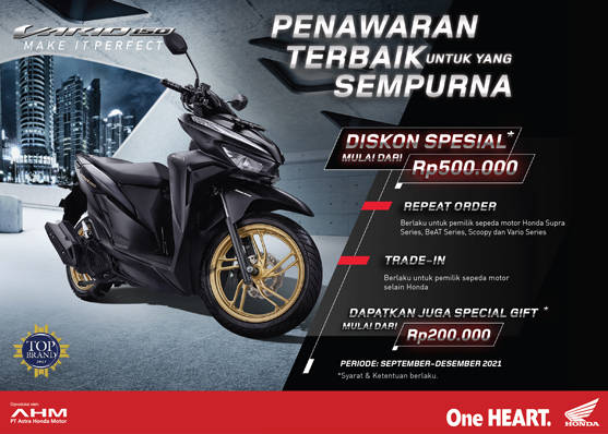 Program Sales Honda Vario 150 Periode September – Desember 2021