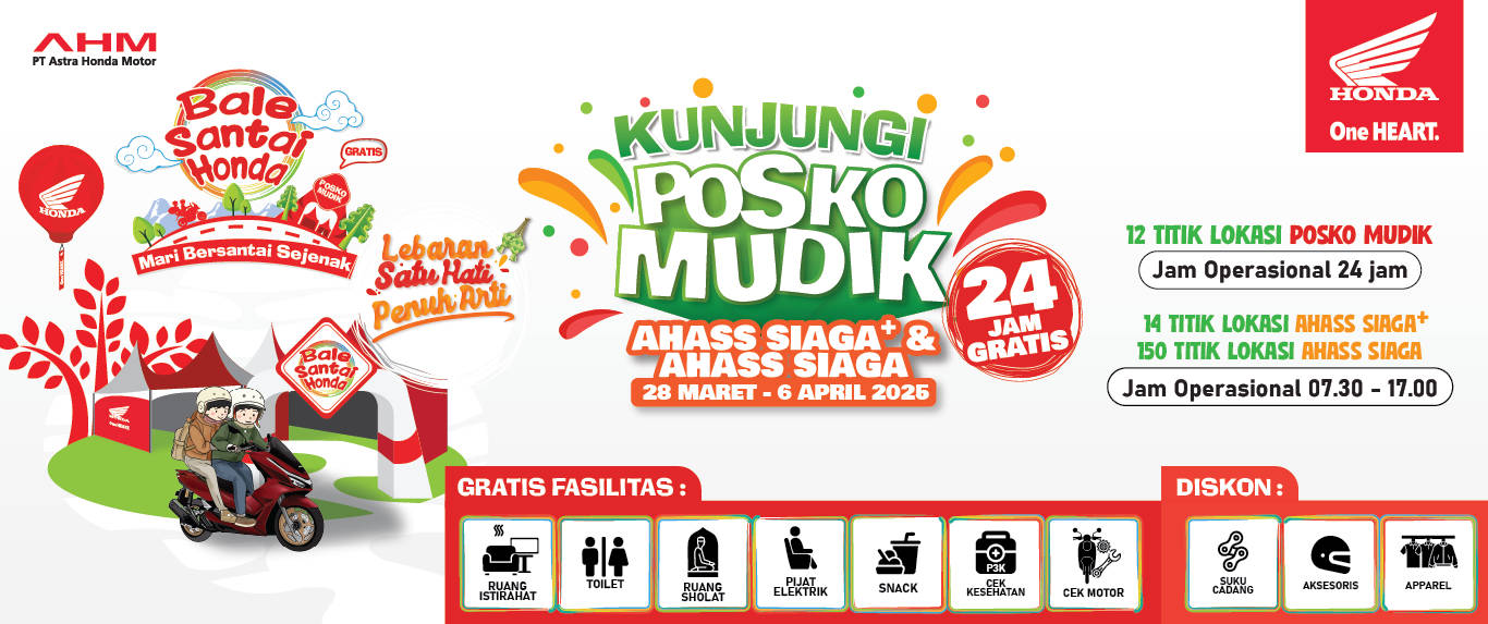 Bale Santai Honda, AHASS Siaga+ & AHASS Siaga 2025