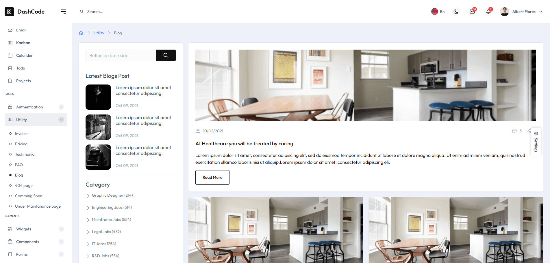 DashCode - Admin Dashboard Template