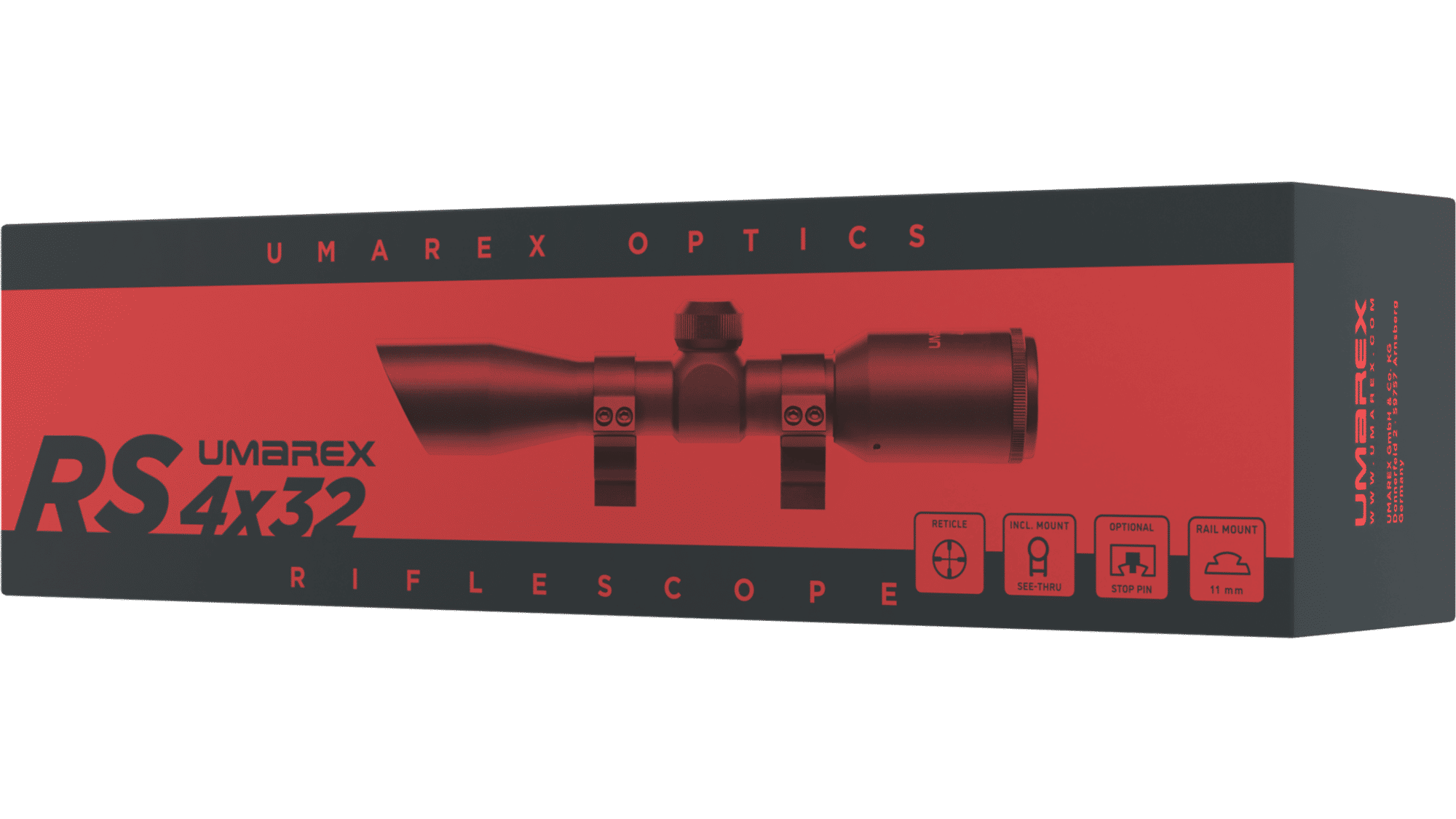 Products » Optics » Scopes » Umarex, UX, Walther » 2.1521 » RS 4x32 ...