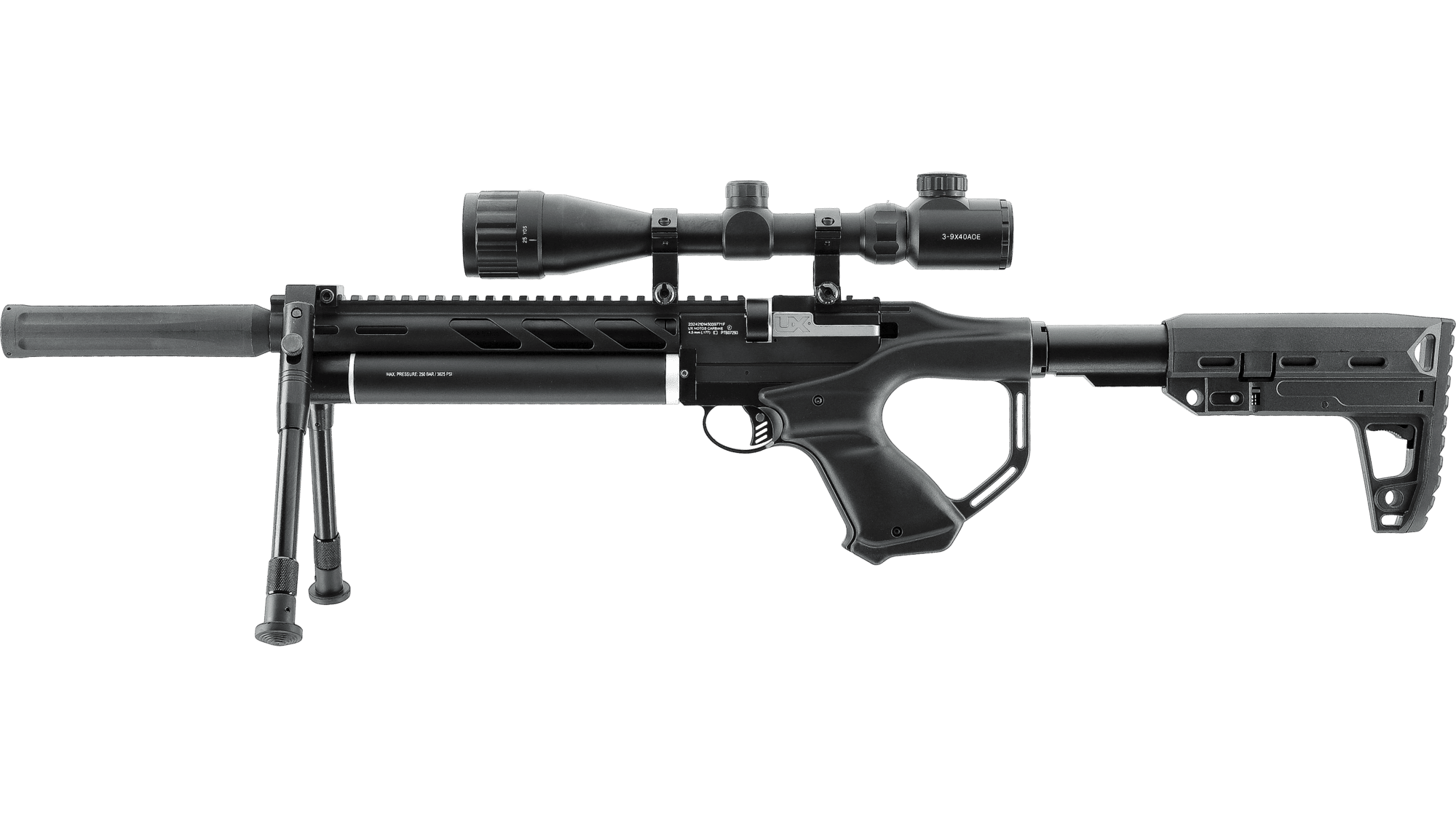 Produkte » Airguns » Pressluft » 2.4327 » Notos Carbine Kit » www.umarex.de