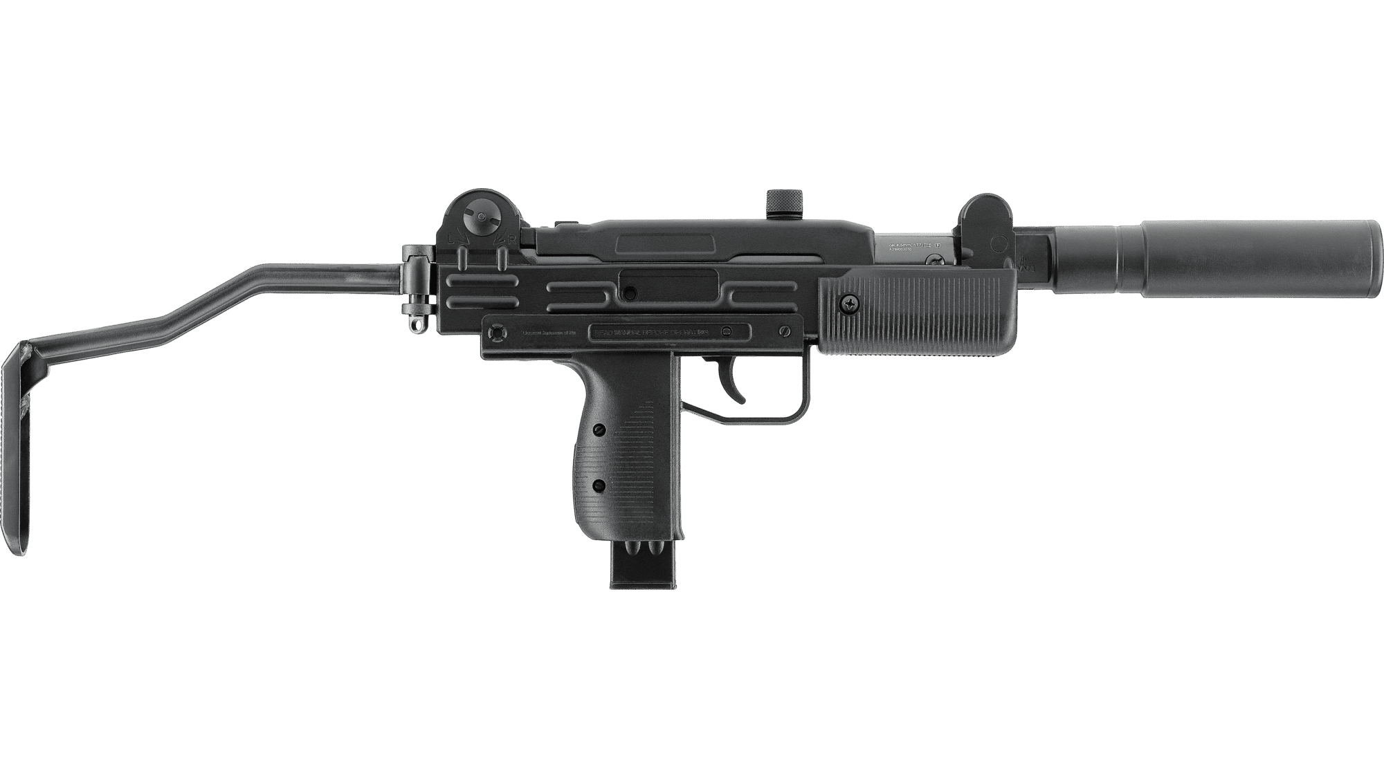 Products » Airguns » Spring Operated » 2.4373 » Mini UZI » www.umarex.com