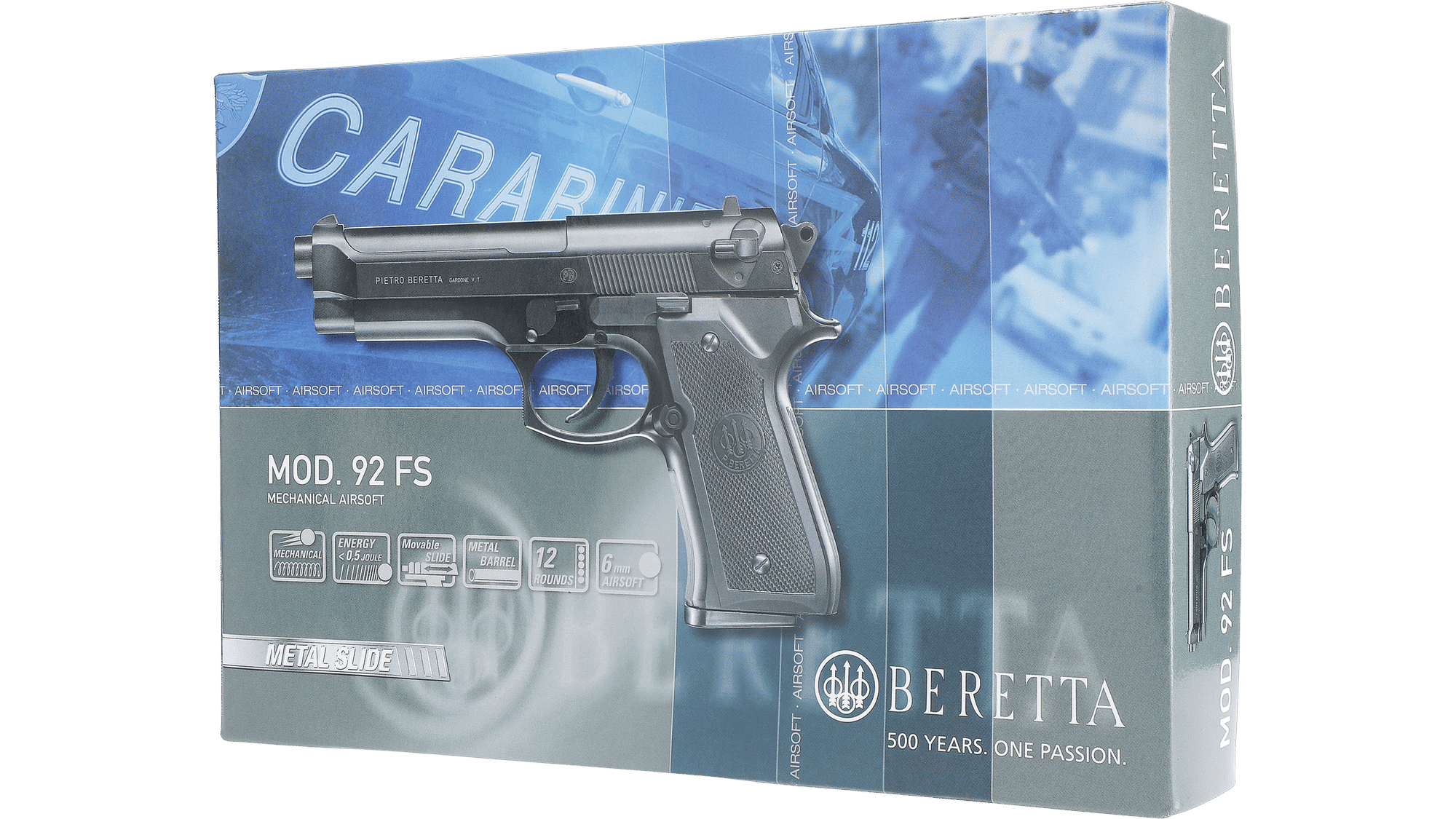 Products » Airsoft » Spring Operated » 2.5161 » MOD. 92 FS » www.umarex.com