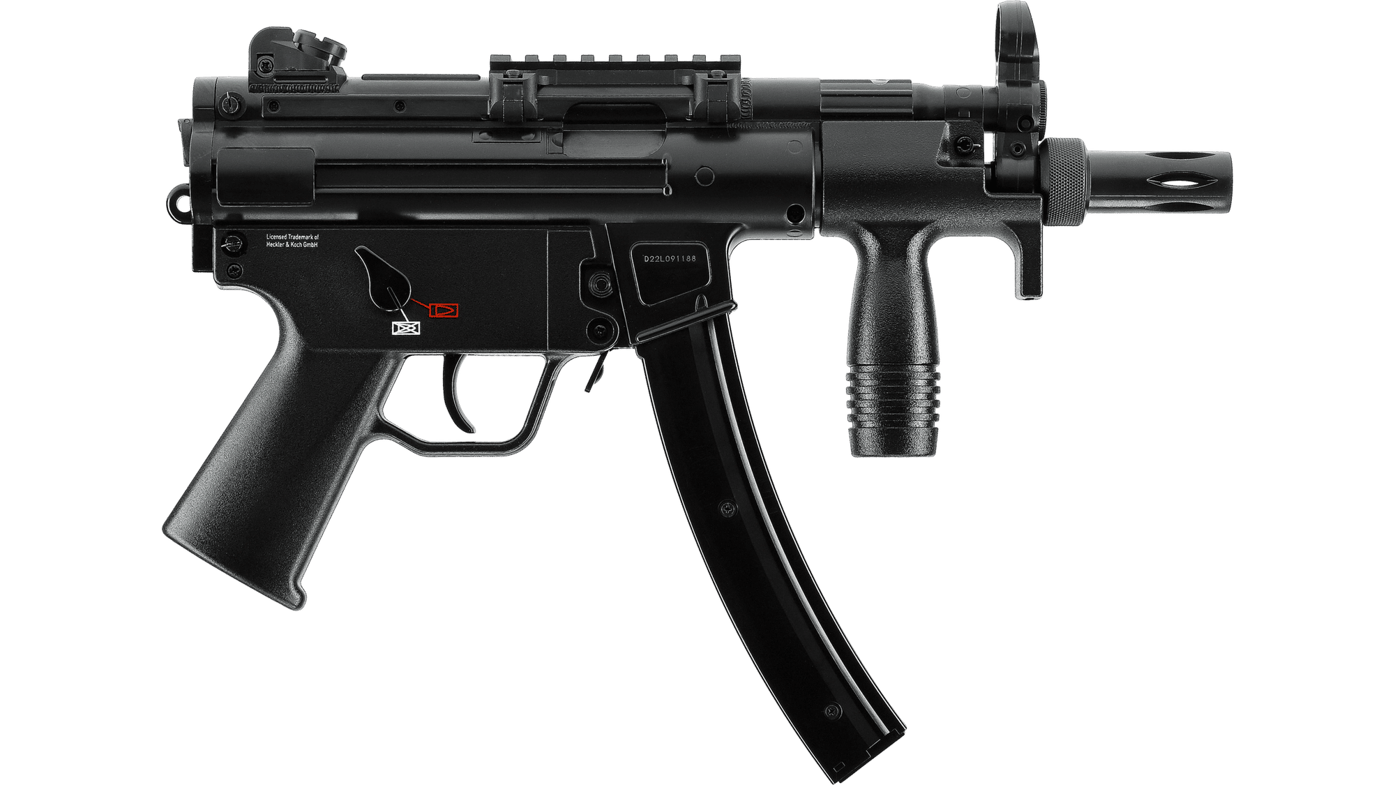 Products » Airsoft » CO₂ » 2.5786 » MP5 K » www.umarex.com