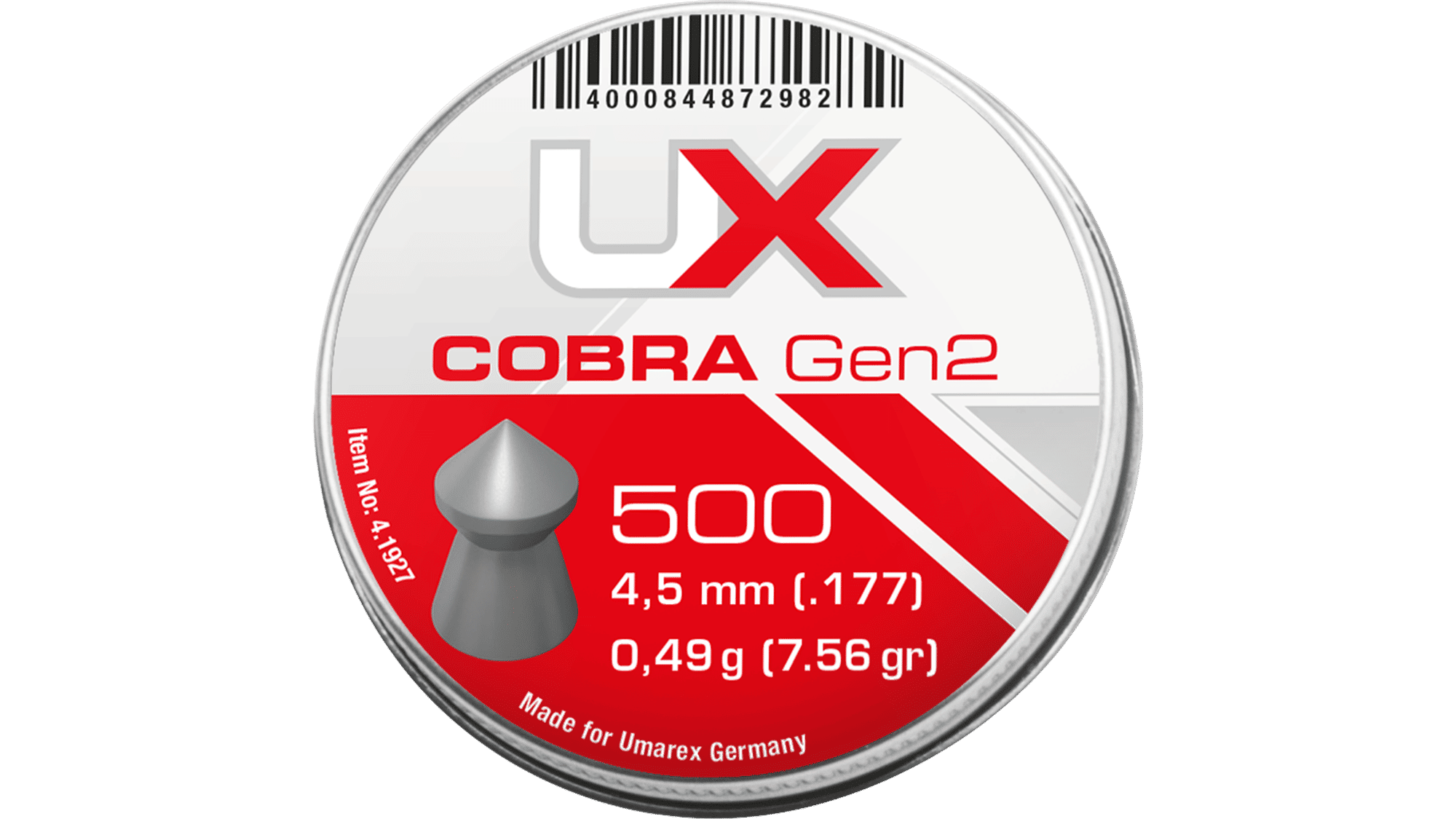 Products » Airguns » Ammunition » 4.1927 » Cobra Pellets Gen2 » www ...