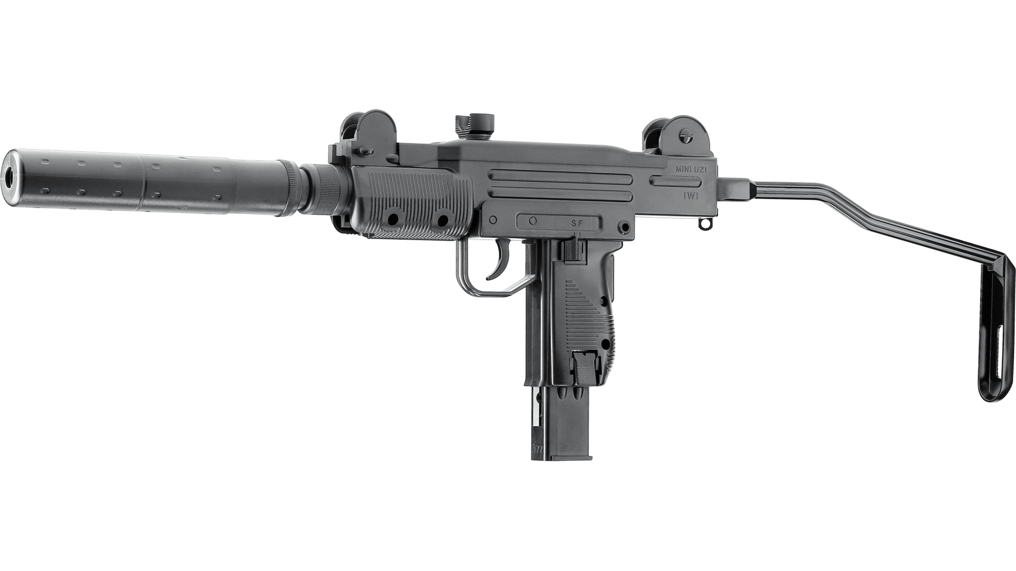 Products » Airguns » CO₂ » 5.8141 » Mini UZI » www.umarex.com